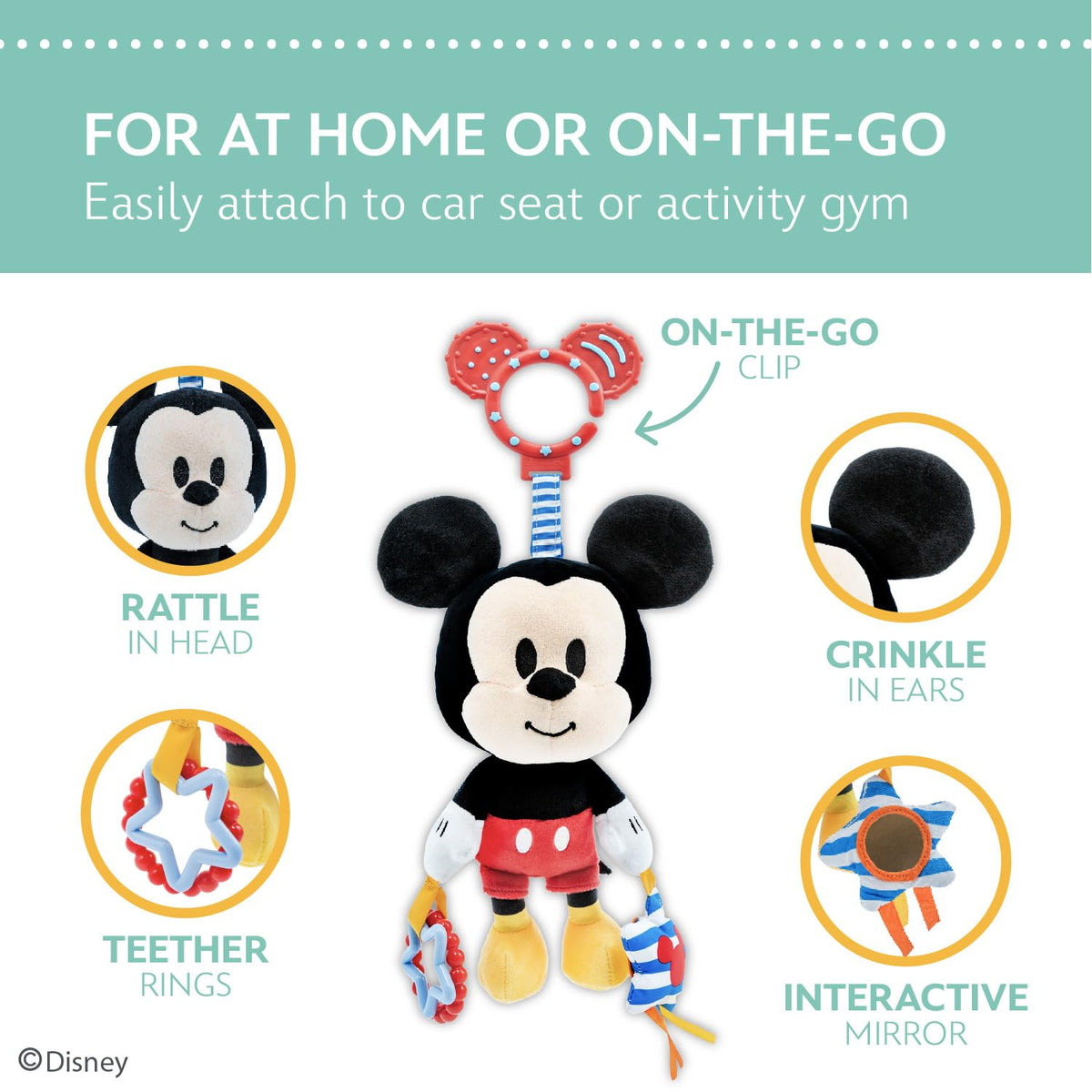 MICKEY MOUSE ACTIVITY PLUSH – Lucile Packard Children's Hospital Gift Shop